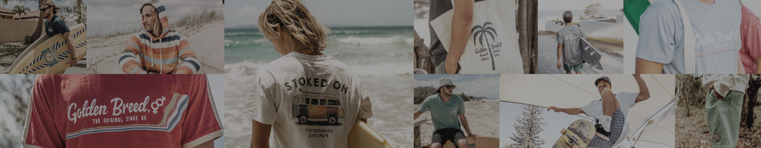 Retro Men's Surf Style Clothing | Golden Breed, Australia